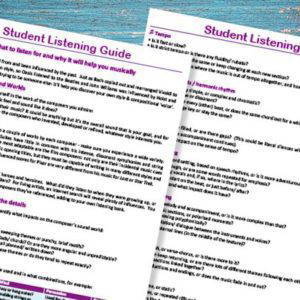 Student Listening Guide - I Can Compose