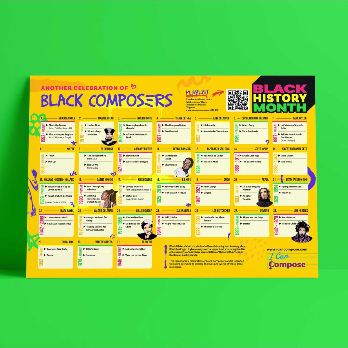 Black History Month Playlist | I Can Compose