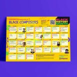 Black History Month Listening Calendar - Free A4 Download